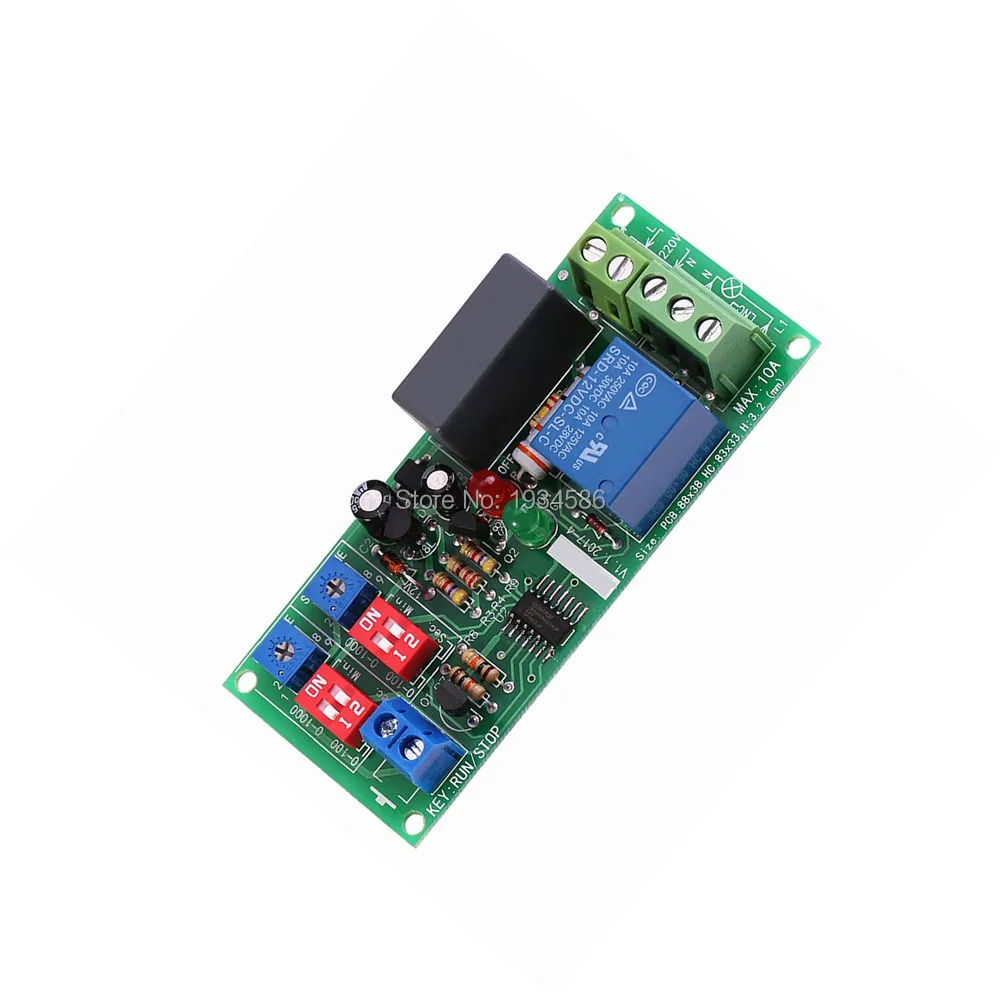 Ac 100v-250v 110v 120v 220v 230v 240v Cycle Delay Timer Timing Relay ...