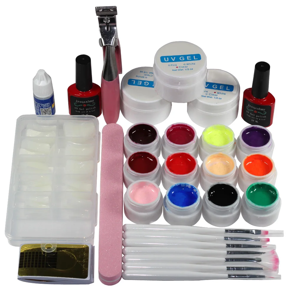 Nail Set For Manicure Nail Extension UV Gel Manicure Kit Sets Varnish nail-set-for-manicure-nail-extension-uv-gel-manicure-kit-sets-varnish