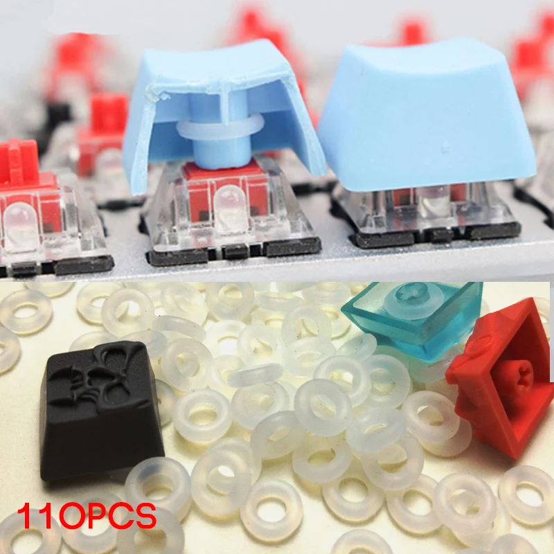 110pcs O Ring Switch Dampeners For Cherry MX Mechanical Keyboard ...