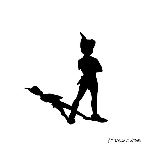 Peter Pan Flying Shadow