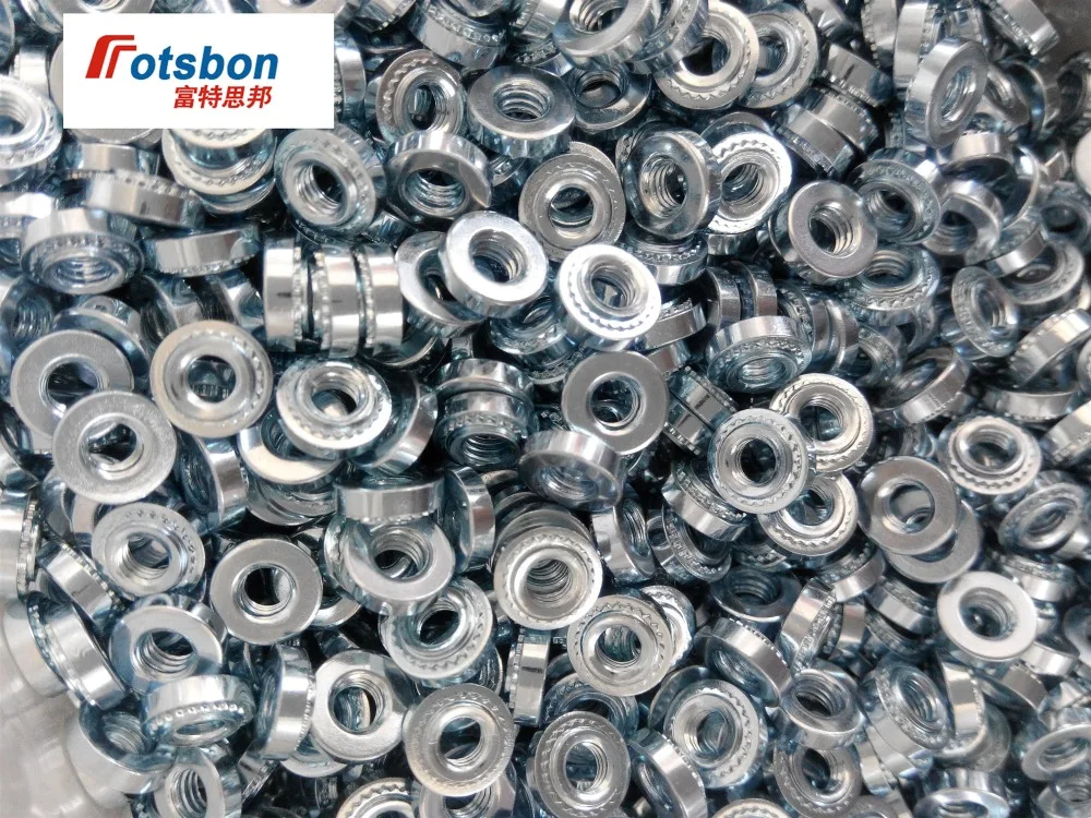 2000pcs S-M8-1/S-M8-2 Self-clinching Nuts Zinc Plated Carbon Steel ...