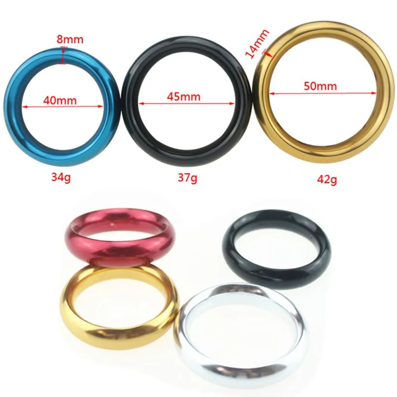 Anillos para pene masculino de Metal y aluminio, anillo sexual ...