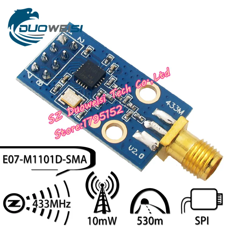 E07-m1101d-sma Industrial Grade Cc1101 Wireless Module 433m Data Transmission Transceiver Class ...