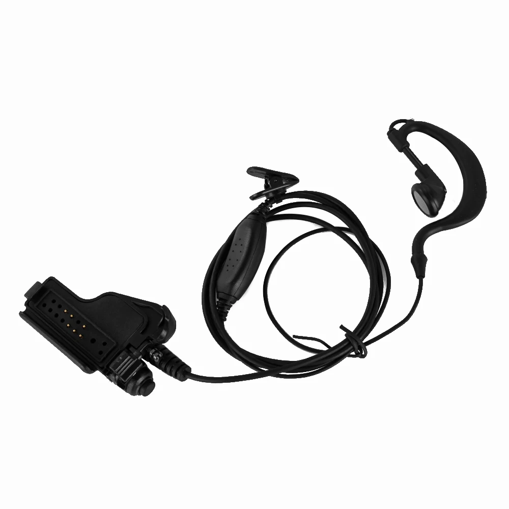 Walkie Talkie Earpiece Headset Mic PTT for Motorola Portable Radio ...