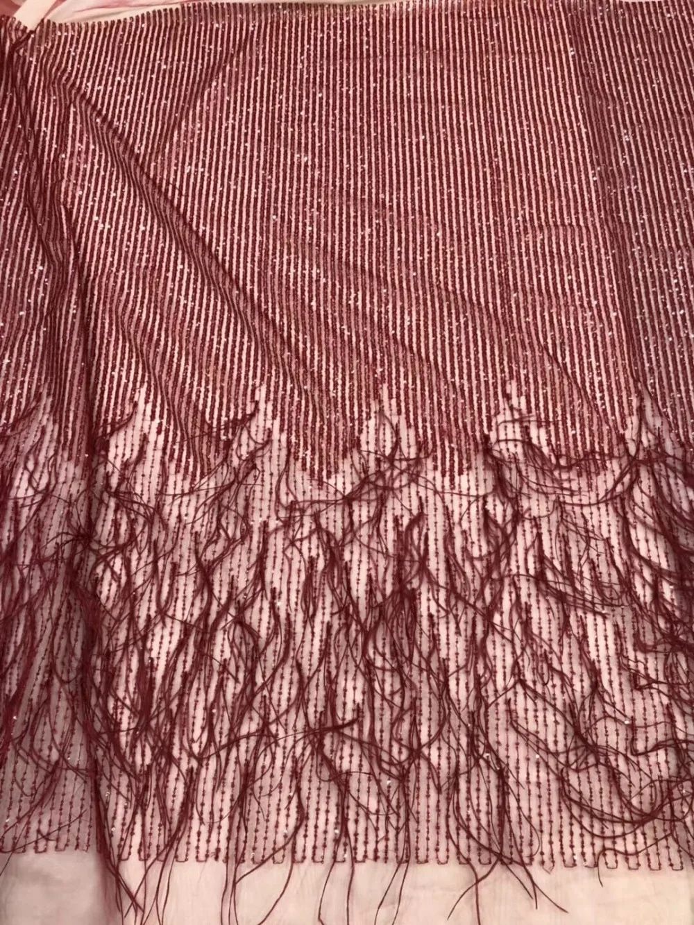 Super Quality 3d Feather Lace Fabric Newest Embroidered Tulle Mesh ...