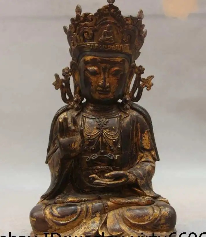 16 Tibet Buddhism Bronze Copper Rulai Kwan yin Guanyin Bodhisattva ...