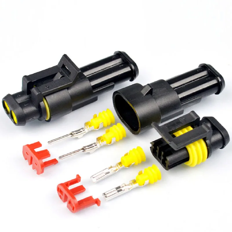 Automotive Electrical Connectors 15 Kits Super Seal Waterproof ...
