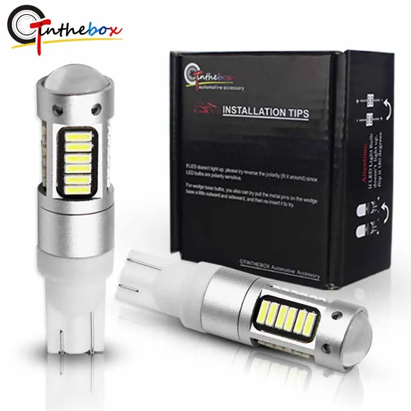 2pcs Car T10 led Bulb w5w LED Car DRL 912 921 920 906 LED Replacement ...
