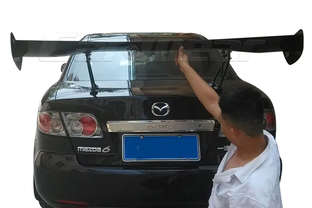 Carbon Fiber Rear Spoiler Wing 170CM JDM Universal [1041007]-in ...