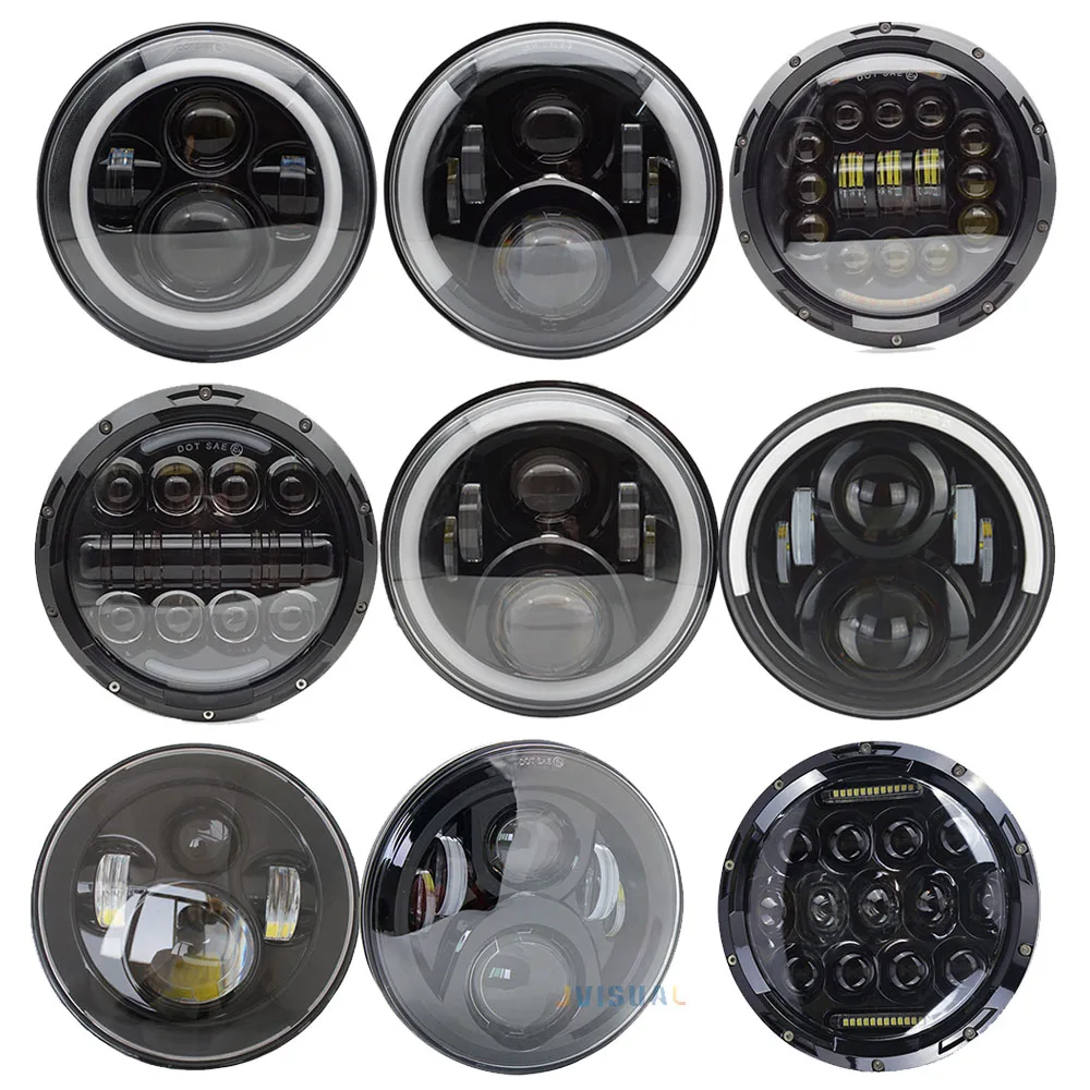 2pc-7inch-Round-LED-Headlight-Angle-Eyes-Headlamp-for-Lada-Niva-4x4 ...