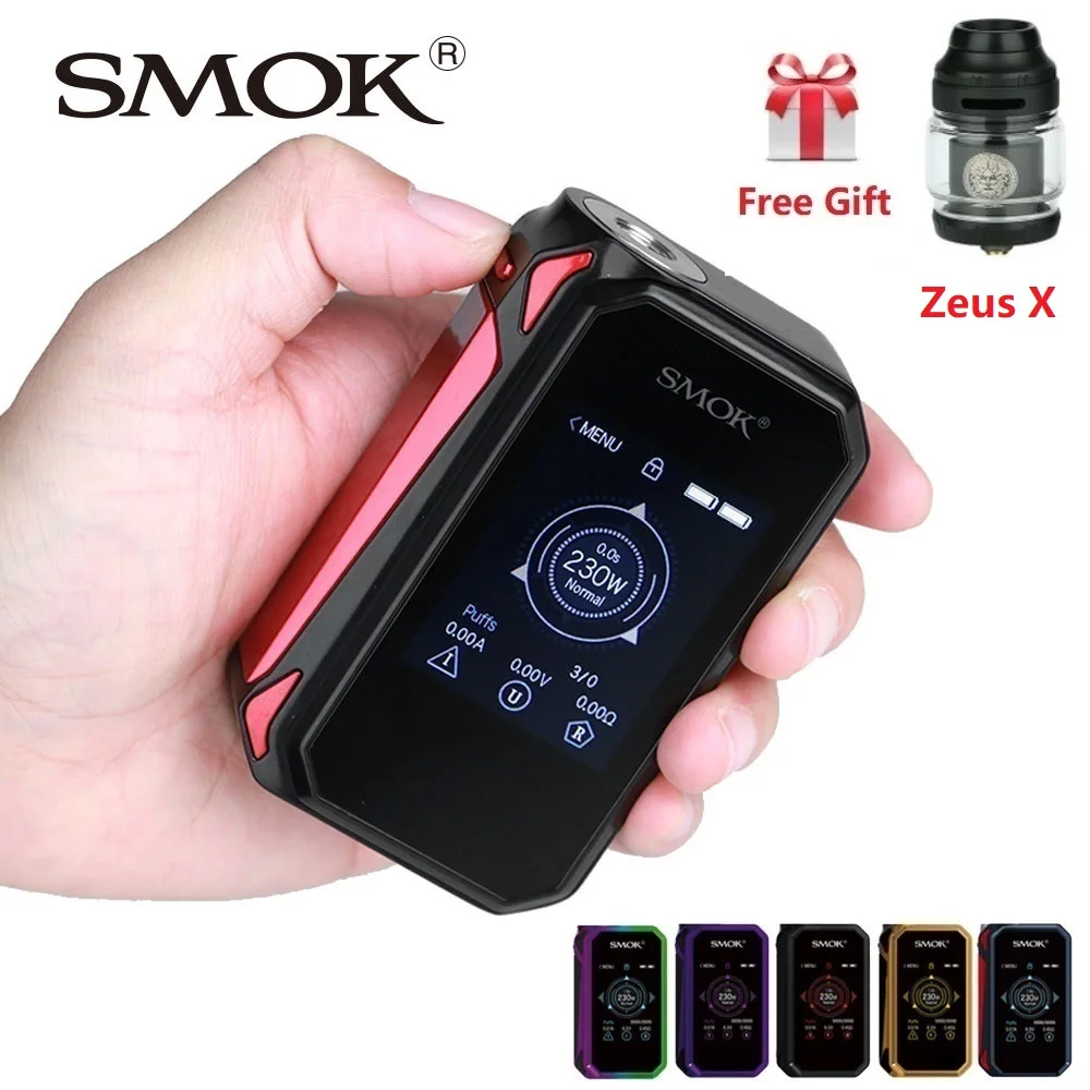 Free Zeus X RTA !!! 230W SMOK G PRIV 2 TC Box MOD w/ Colorful Touch ...