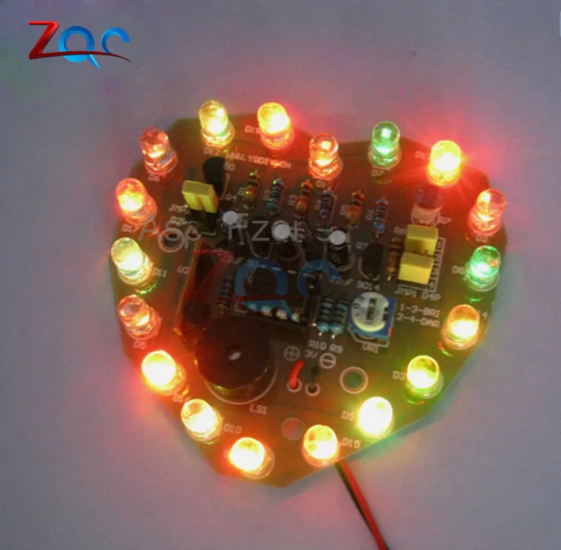 3V-5V Regulated Power Supply PCB Board 48MM * 51MM Cycle Lamp Suite ...