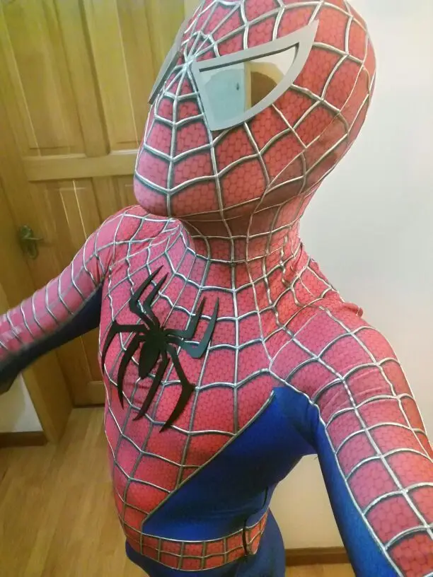 2018toby Amazing Spiderman Adult Costume 3d Spandex Zentai Suit Tight