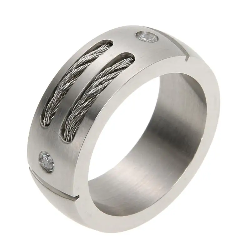 Aliexpress.com : Buy Men's Ring Stainless Steel Punk Rock Ring With ...
