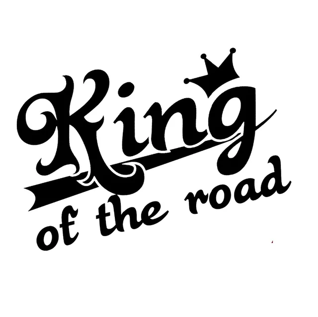 14*9cm King Of The Road King Crown Cute Interesting Fashion Car ...