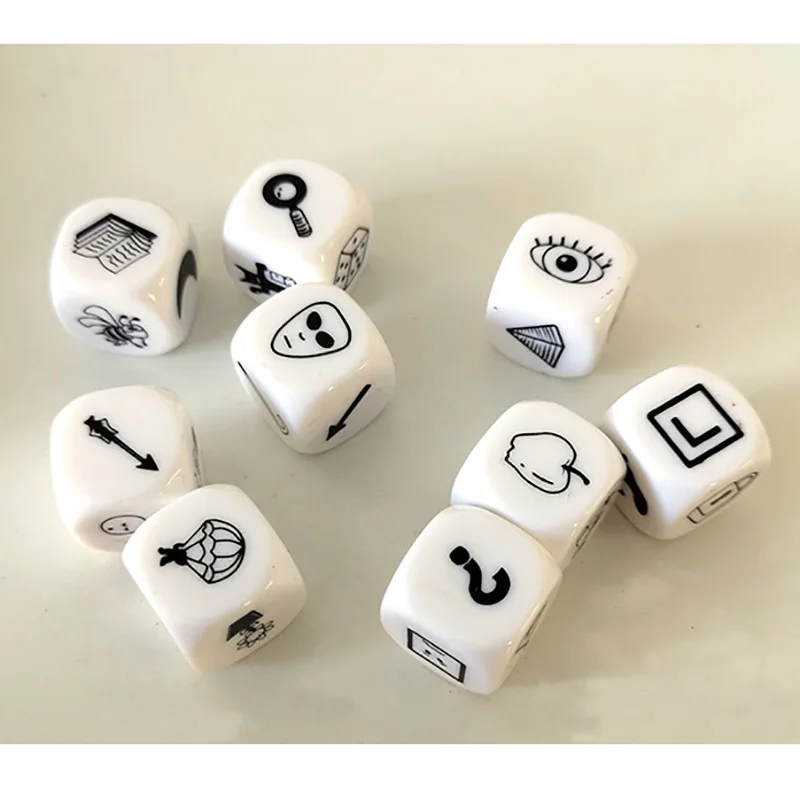 1 Set Telling Story Dice Game Story Paper Boxes Family/Party/Friends ...