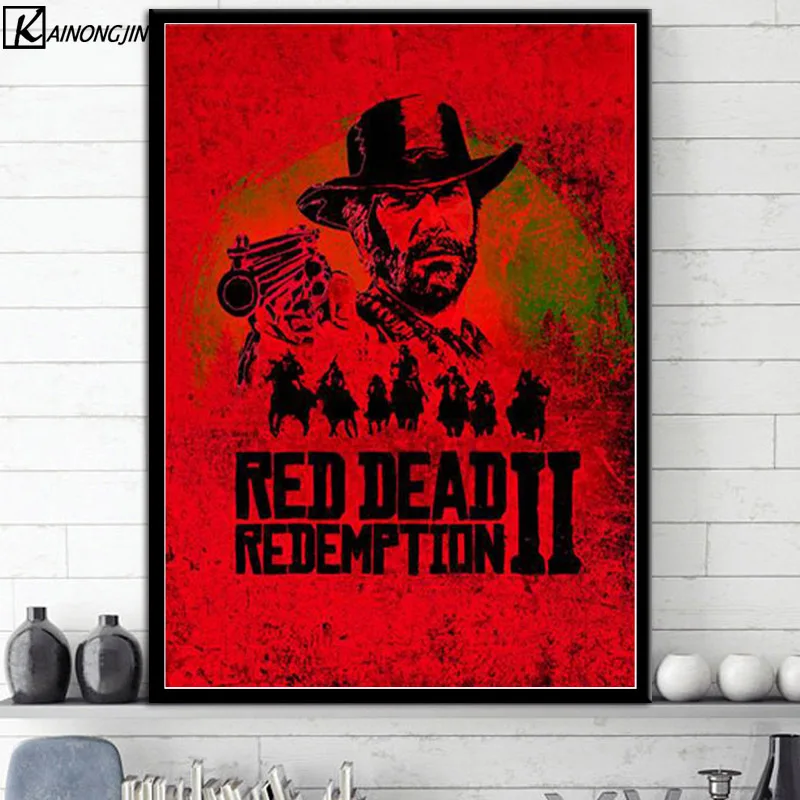 Poster Red Dead Redemption 2 Video Game Posters and Prints Canvas ...
