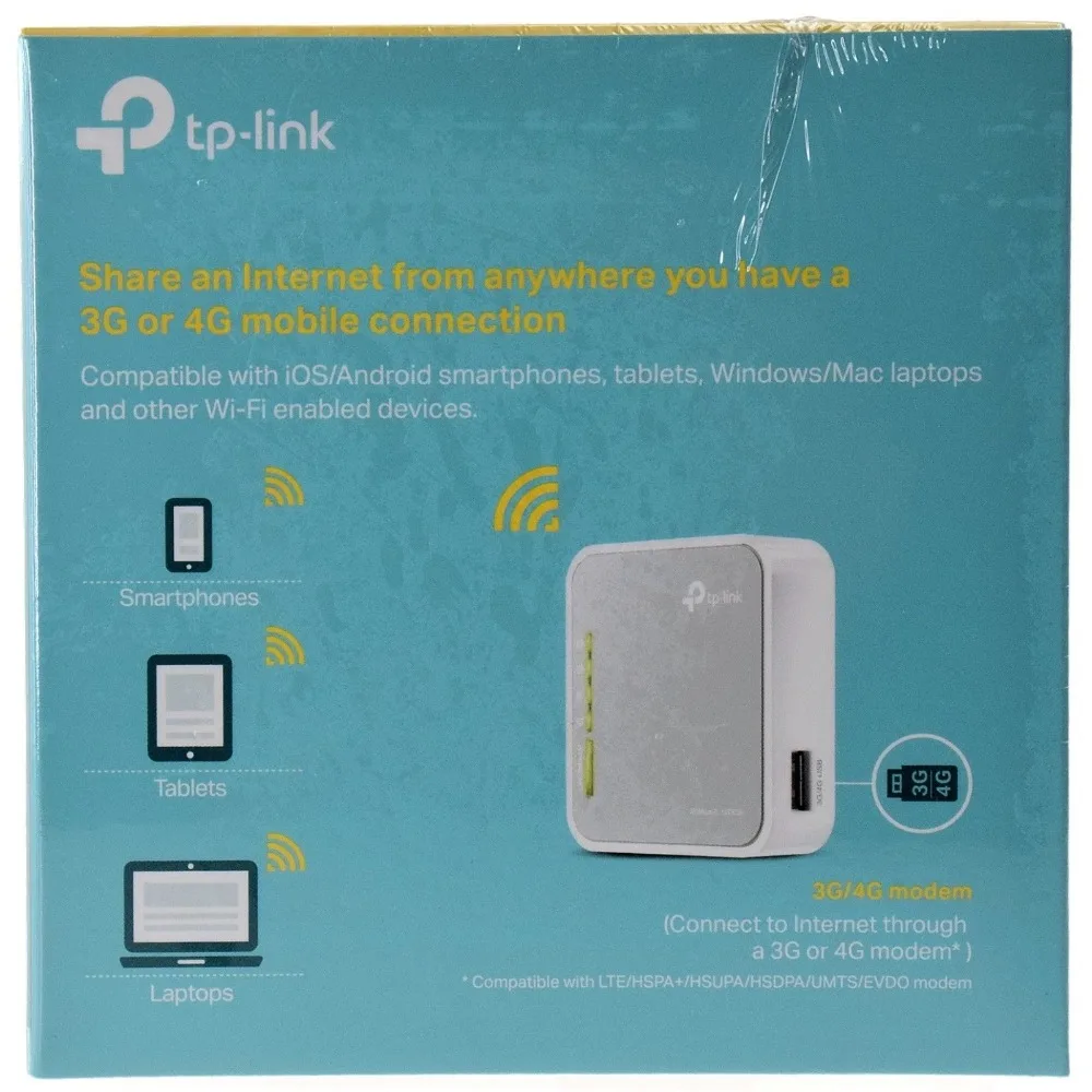 TP-LINK TL-MR3020 портативный беспроводной 3G/3,75G/4G беспроводной ...