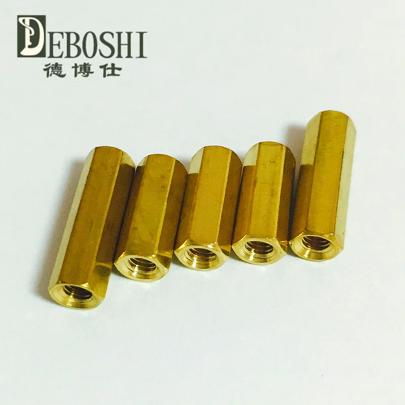 Double-pass-pillars-flat-head-pillars-hollow-pillars-hexagonal-copper ...