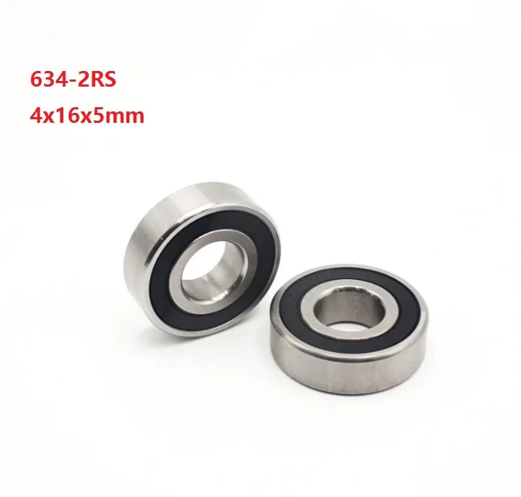50PCS-100PCS-4x16x5mm-634RS-634-2RS-634-2RS-RS-ball-bearings-4-16-5mm ...