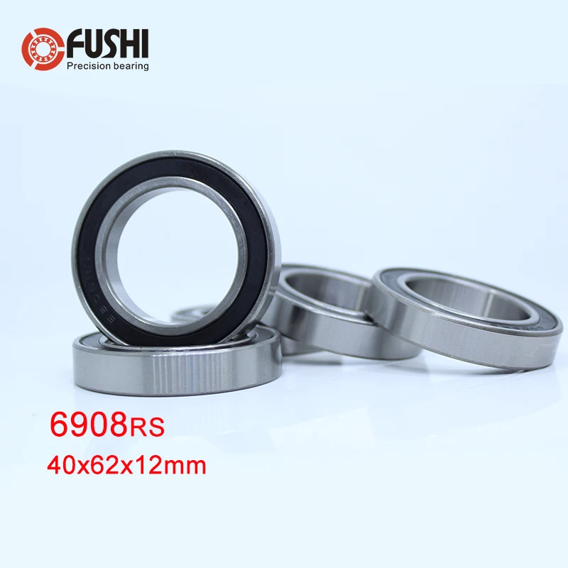 6908-2rs Bearing Abec-1 ( 5 Pcs) 40x62x12 Mm Thin Section 6908 2rs Ball ...
