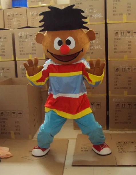 Sesame Street Ernie mascot costume Fancy Dress Adult size Halloween ...