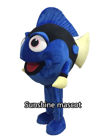 Mascot Finding Nemo Blue Fish Mascot Custom Fancy Costume Anime Cosplay ...