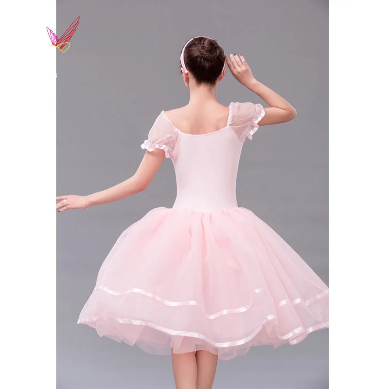 Free Shipping Pink Ballet Dance Dress Girls Stage Porfomance Ballet ...