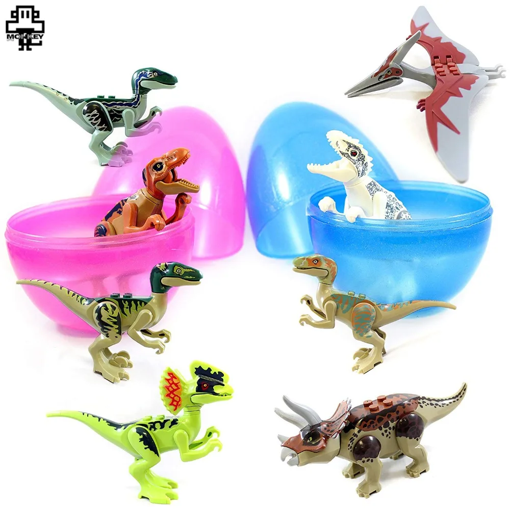 Hot Jurassic World Dinosaur Park Building blocks Set Velocirapto ...