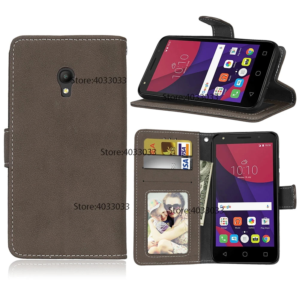 Flip Case for Alcatel One Touch PIXI 4 (5.0) 4G 5045 5045D OT 5045D ...