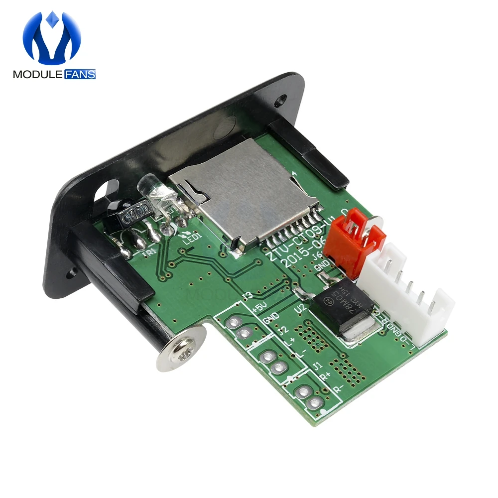 【KAMDSS015】5V 7-12V Mini MP3 Player Module With USB TF MP3 WAV Lossless ...