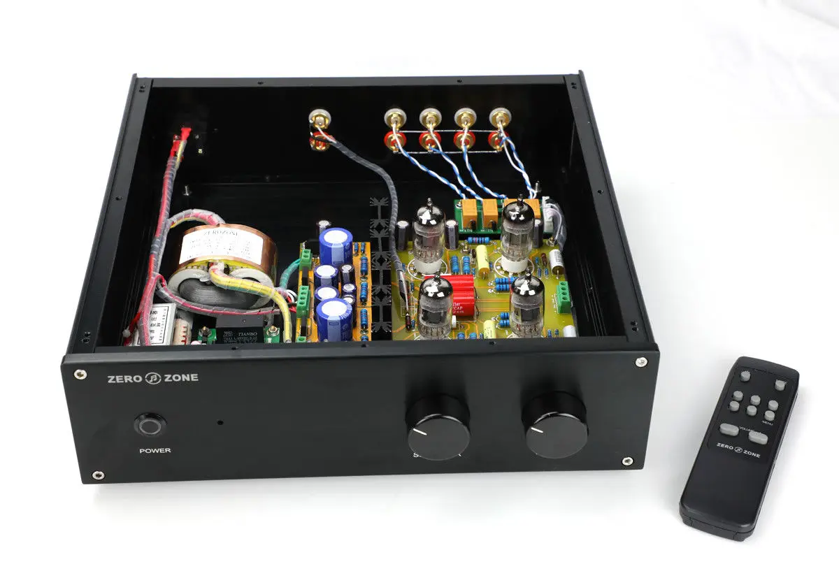 DIYERZONE Remote PRT05A 12AX7 Tube preamplifier base on conrad-johnson ...