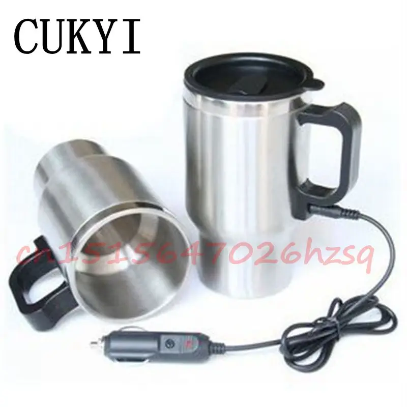 CUKYI Vehicle Mounted Electrothermal Cup Double layer Stainless steel ...