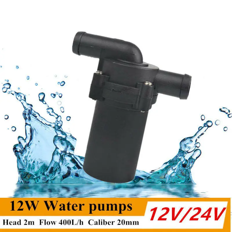 12V-24V-12W-Car-Water-Pumps-Automatic-Strengthen-A-C-Heating-Accelerate ...