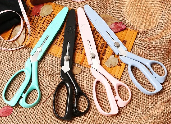 FREE SHIPPING high quality Household scissors sewing scissors 8 inch ...