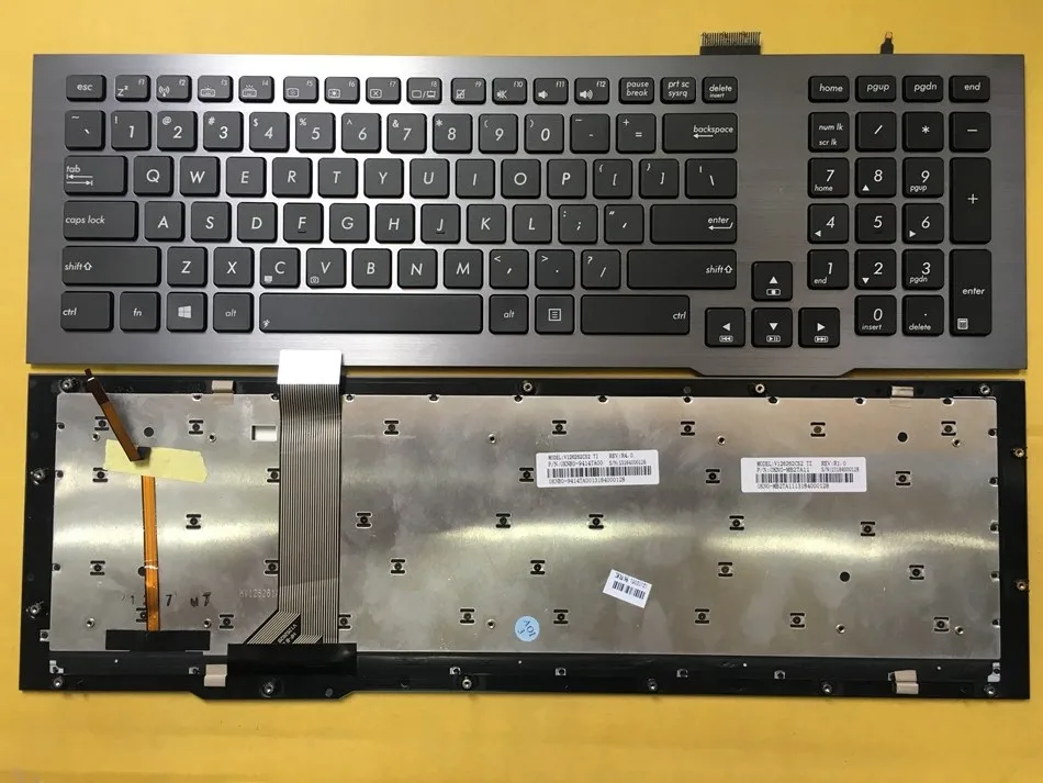 New US Backlit Keyboard for ASUS G75 G75V G75VW G75VX backlit keyboard ...