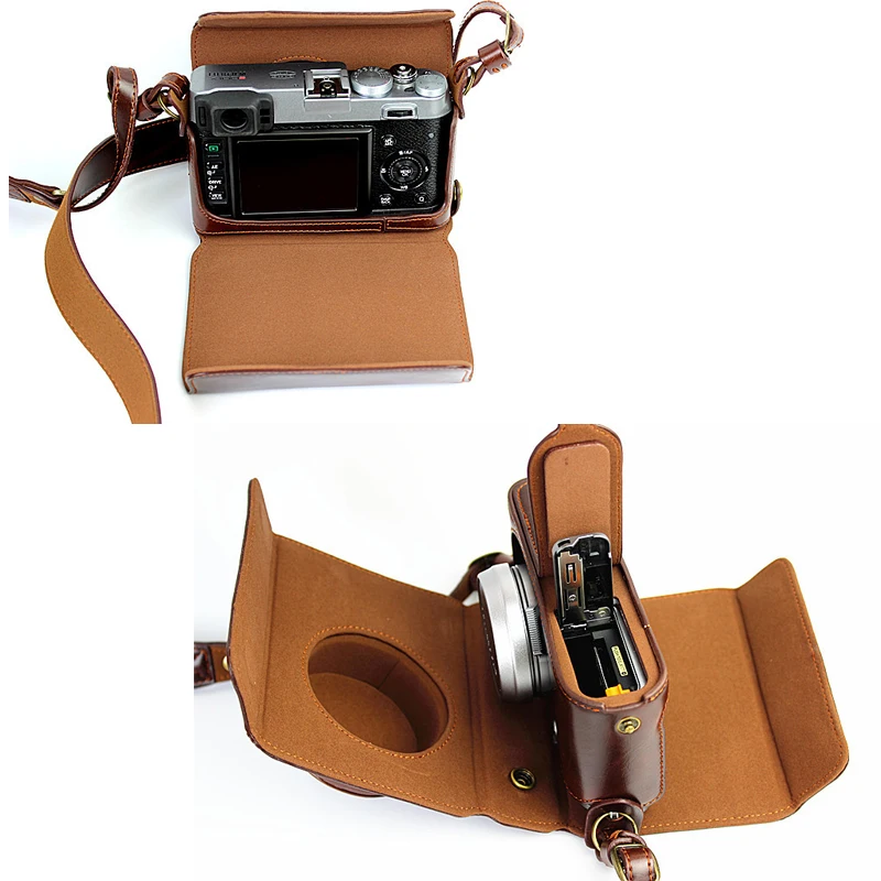 Popular Product Cover Luxury Camera Case Video Bag For Fujifilm FUJI X100 PU Leather Camera Bag ...