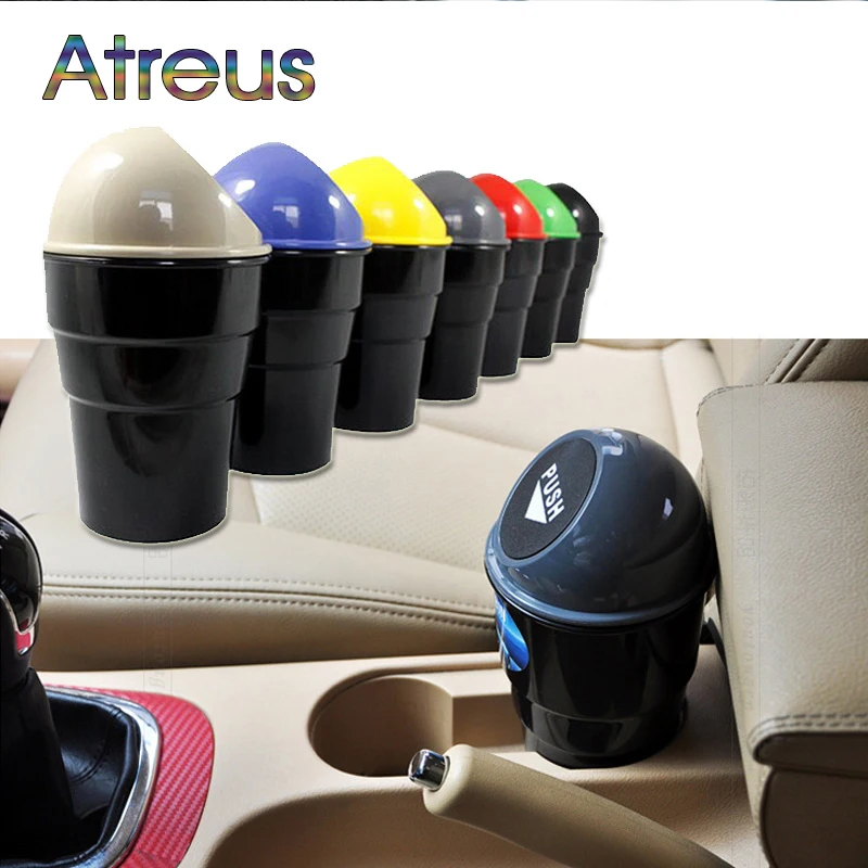 Atreus Car styling Mini Car Bin Garbage Trash Box Organizer For BMW E46 ...
