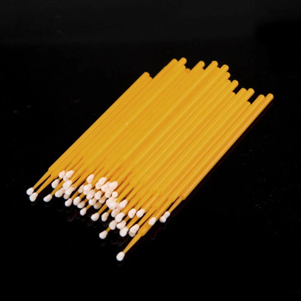 COTON-TIGE,Large Light Blue--Micro brosses dentaires jetables, 100 ...