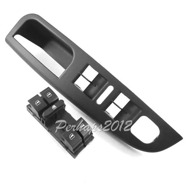 Black Driver Side Trim Master Window Switch Panel Trim Mk5 For Vw Jetta ...