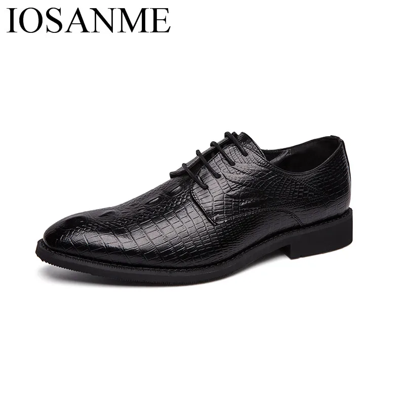 fashion snake skin genuine leather shoes men designer luxury brand work ...