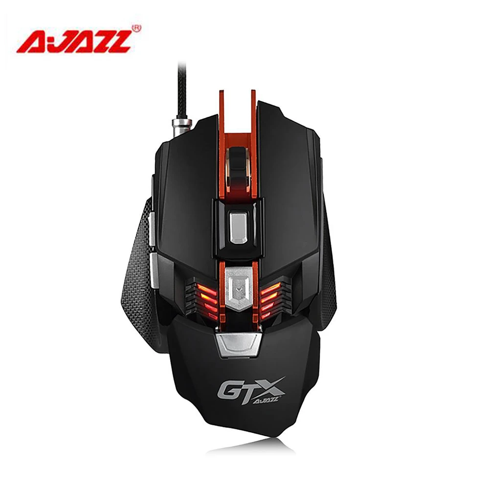 Ajazz GTX e sport Gaming Mouse 4000 dpi 7 botones Wired ratón óptico ...