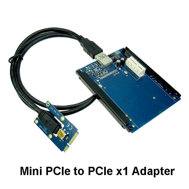 Full Size Mini PCIE To PCIE Connector Half Size Mini PCI Express to PCI ...