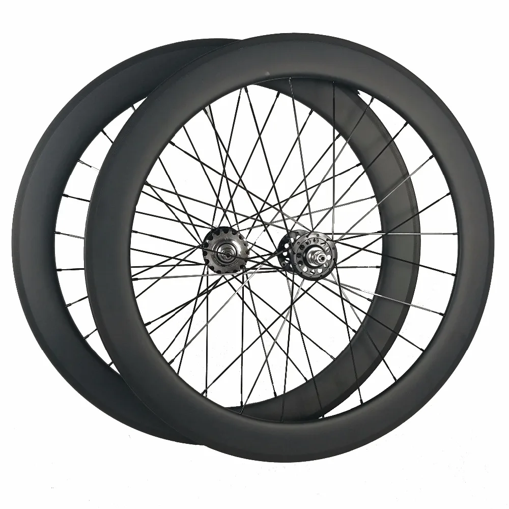 Wheels-Carbon-Clincher-60mm-700C-Track-Bicycle-Wheelset-Strong-Rim-25Mm ...