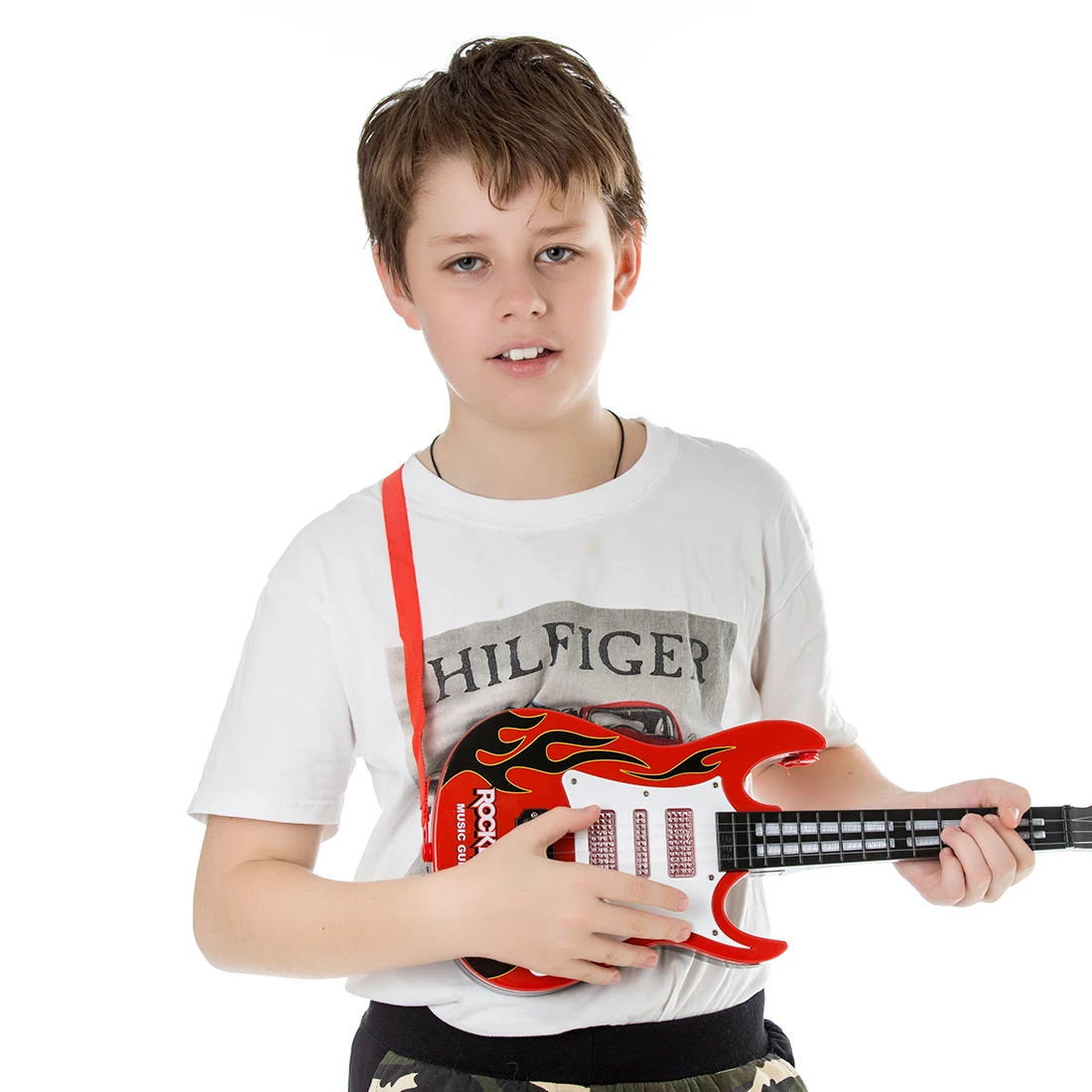 Новинка, хит, рок-группа, музыкальная электрогитара, 4 струны, детские ...