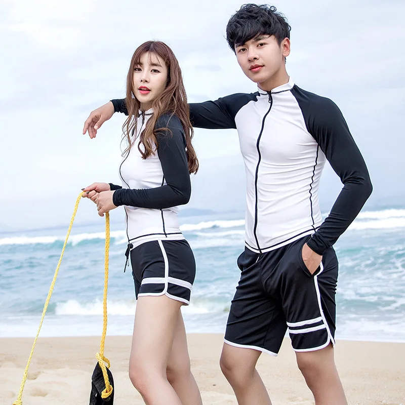 1 Pc Beach Clothes Rash Guards Swimsuit Surf Swimwear Windsurfing Quick ...