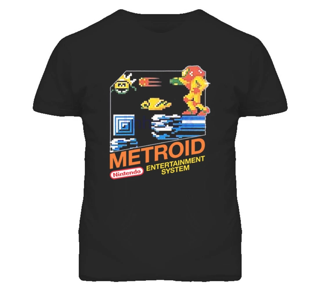 Metroid NES BOXER Arter Video Game T Shirt New Fashion Casual Cotton ...