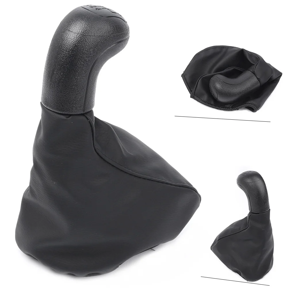 5 Speed Manual Transmission Car Gear MT Shift Knob Gaiter Boot For ...