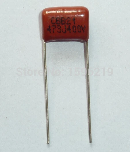 50pcs CBB capacitor 473 400V 473J 0.047uF 47nF P10 CBB21 Metallized ...