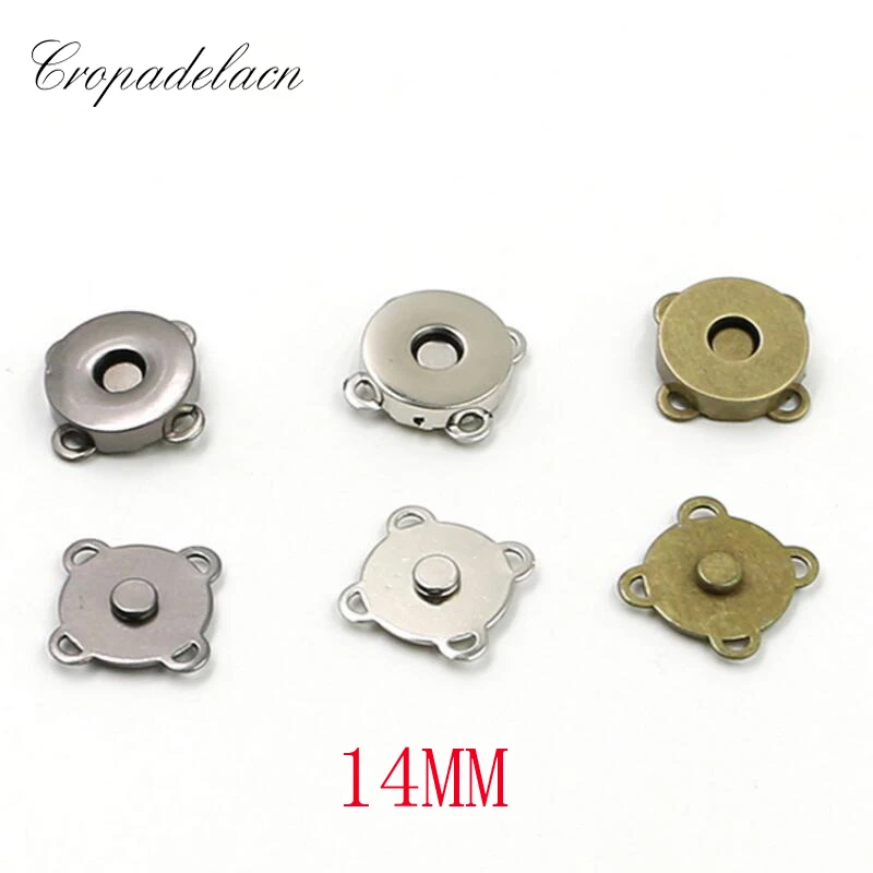 Juego de 10 botones magnéticos de 1,4 cm para ropa, suministros de ...
